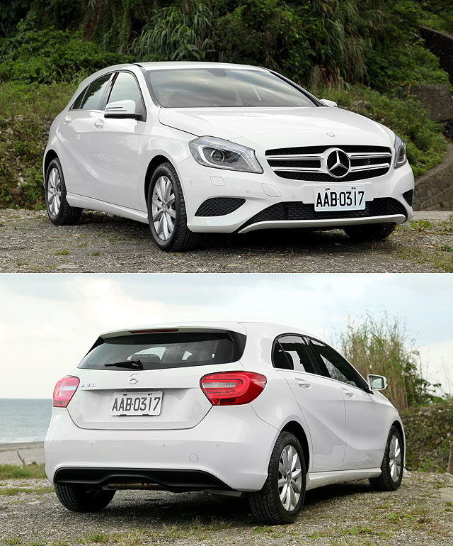 感受老款梅赛德斯奔驰A180的外观设计-新浪汽车