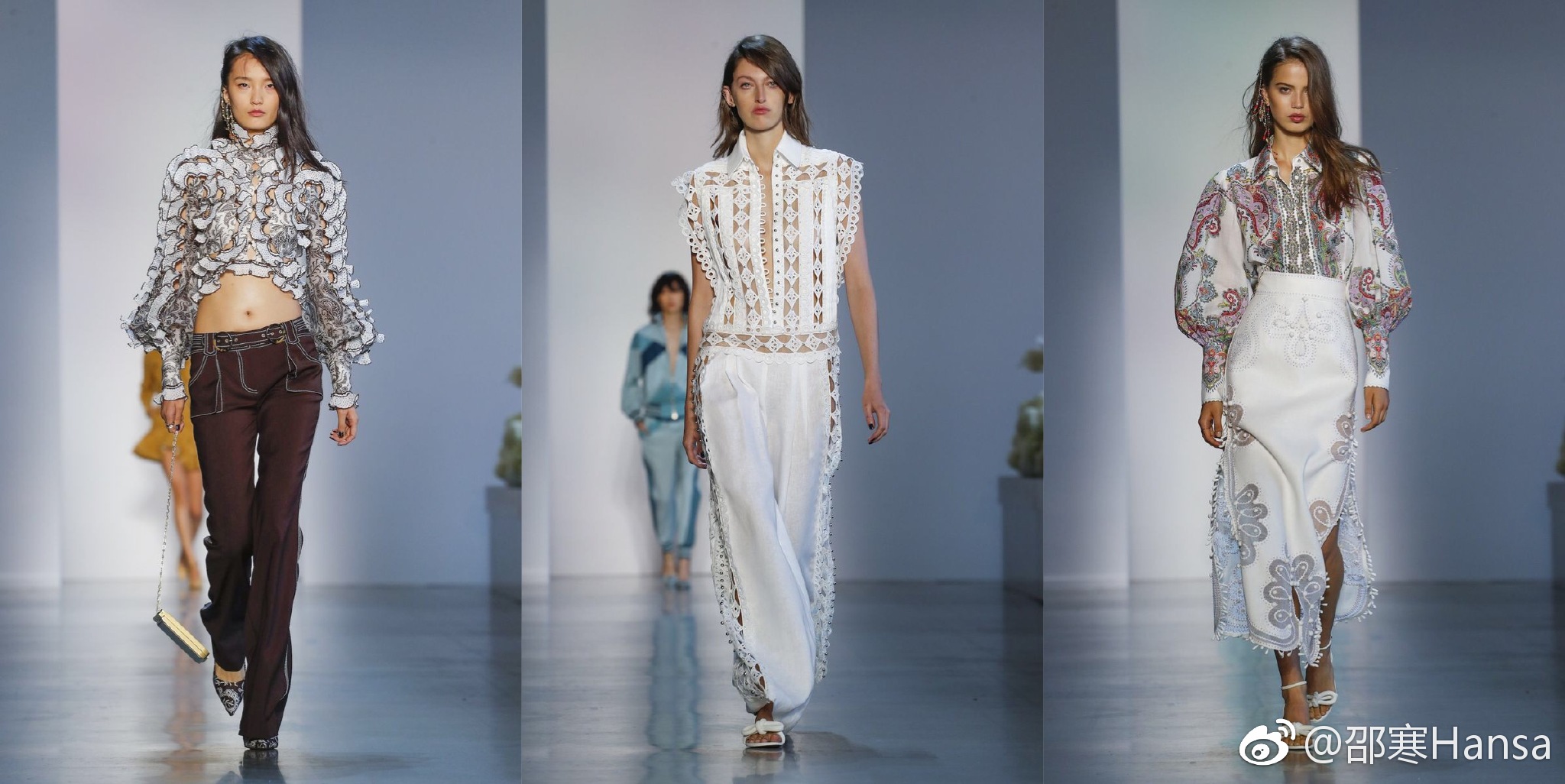 澳大利亚品牌Zimmermann昨天发布了2019SS系列|方格|线条感|绣花_新浪新闻