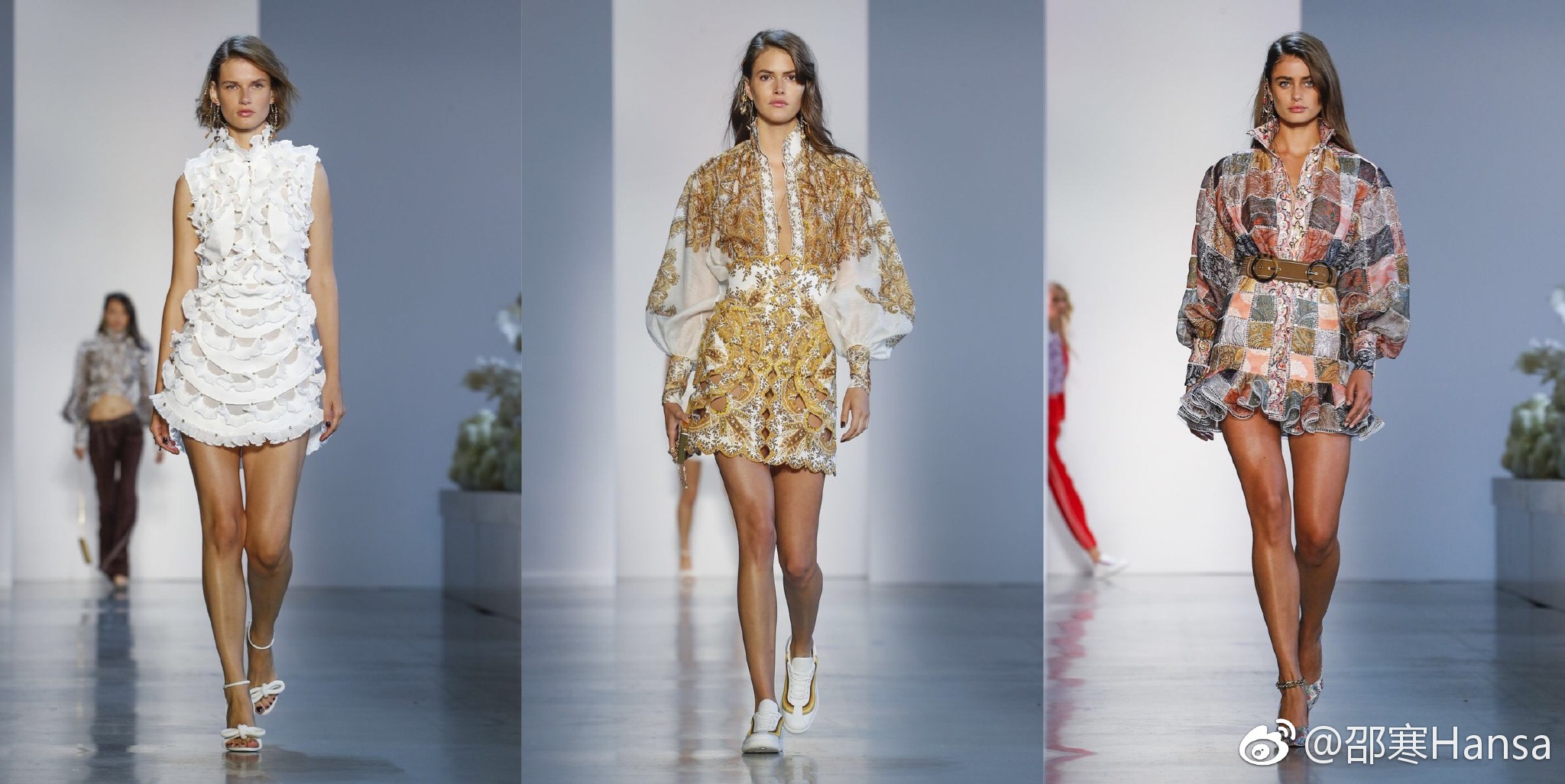 澳大利亚品牌Zimmermann昨天发布了2019SS系列|方格|线条感|绣花_新浪新闻