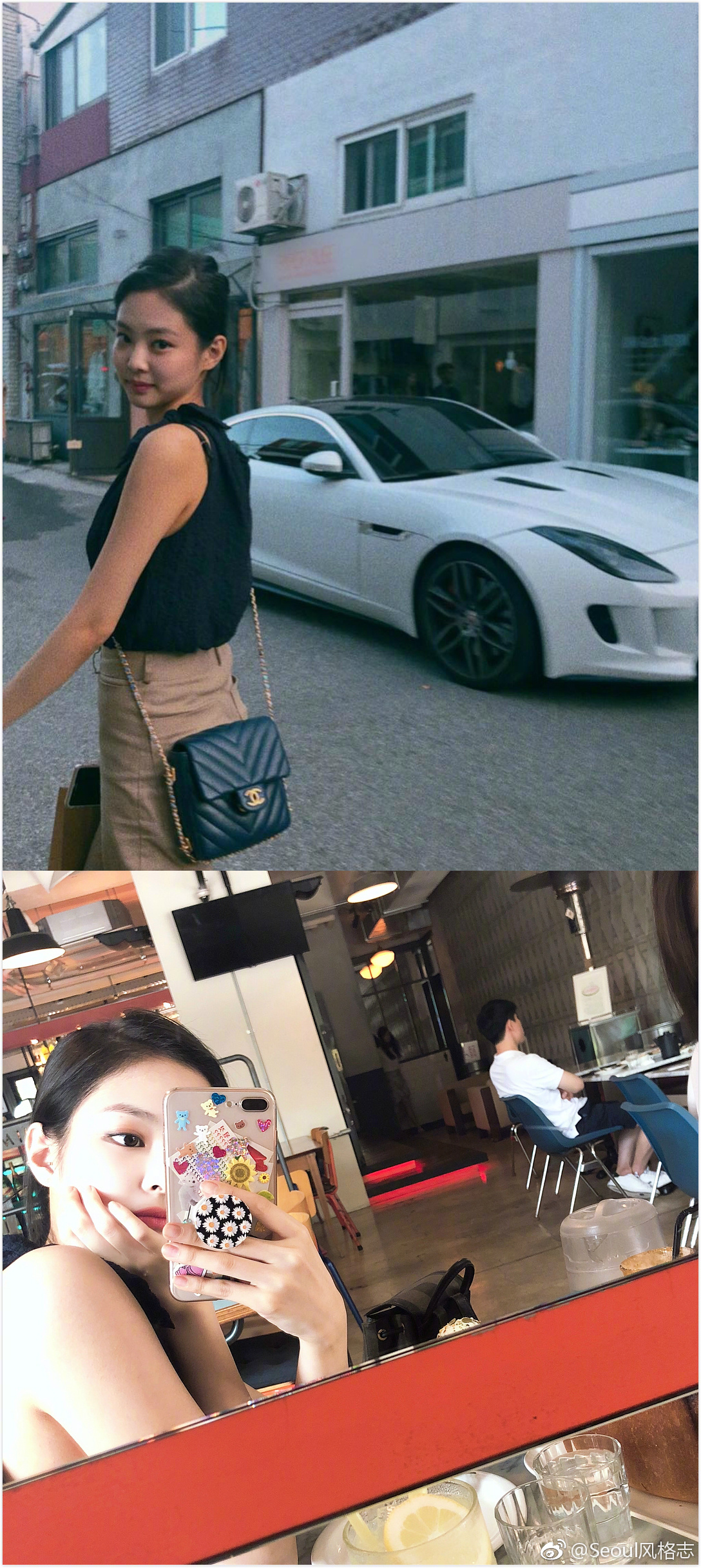 舞台上和ins上的照片风格都swag满满的Jennie