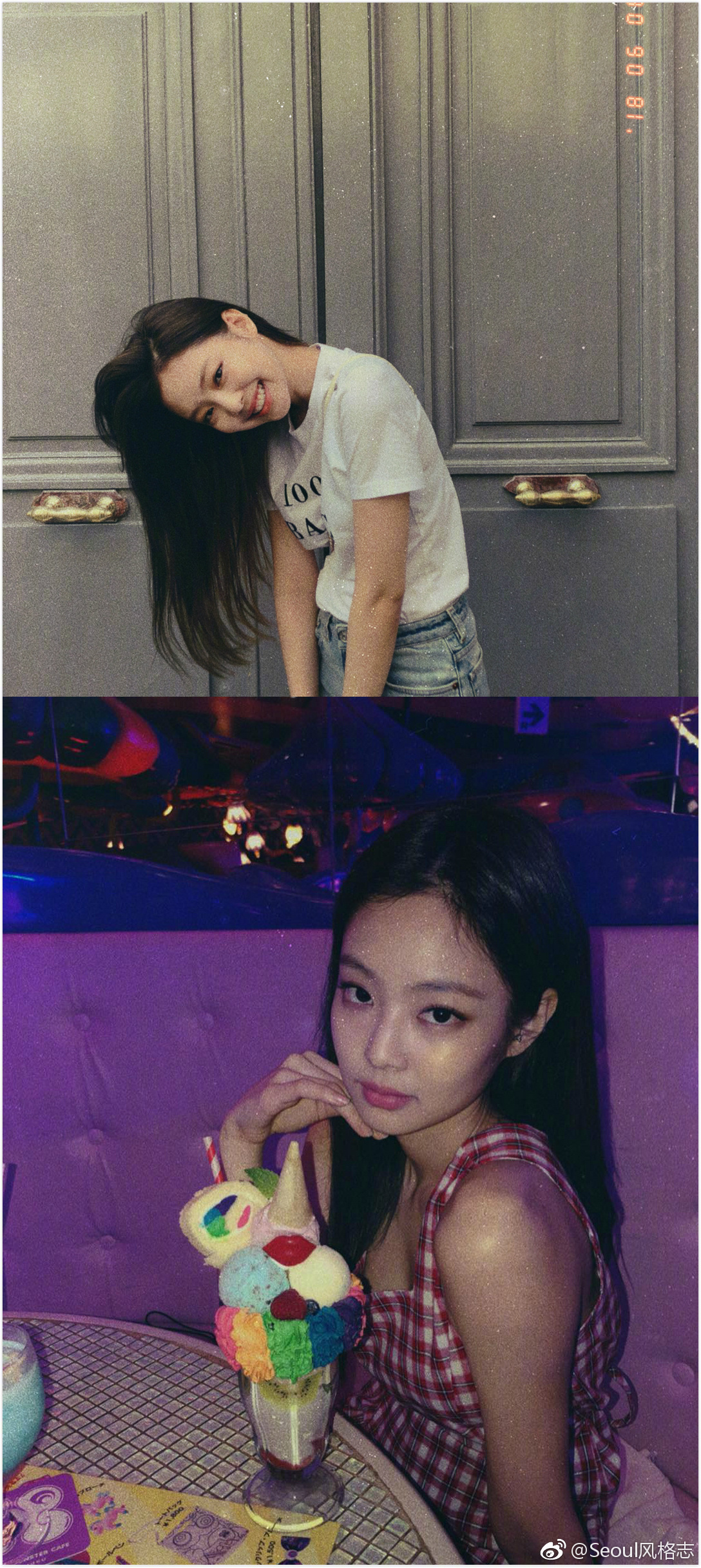 舞台上和ins上的照片风格都swag满满的Jennie