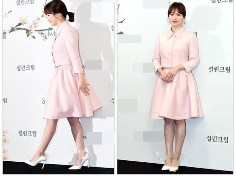 宋慧乔越来越美了，粉色连衣裙搭配高跟鞋，网友：还是那么清纯！|宋慧乔|高跟鞋|粉色_新浪新闻