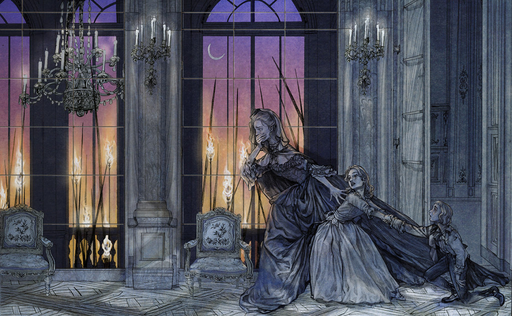 玛丽皇后主题插画 | by Jen Yoon