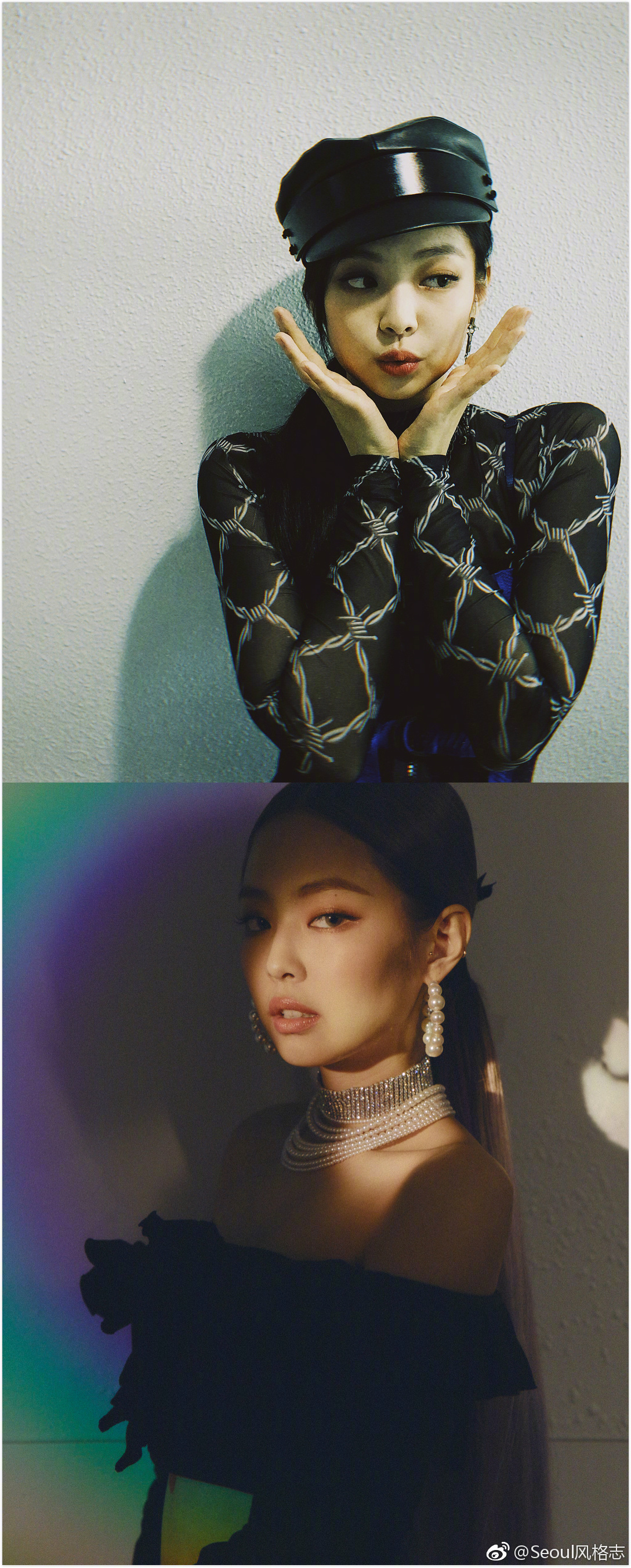 舞台上和ins上的照片风格都swag满满的Jennie