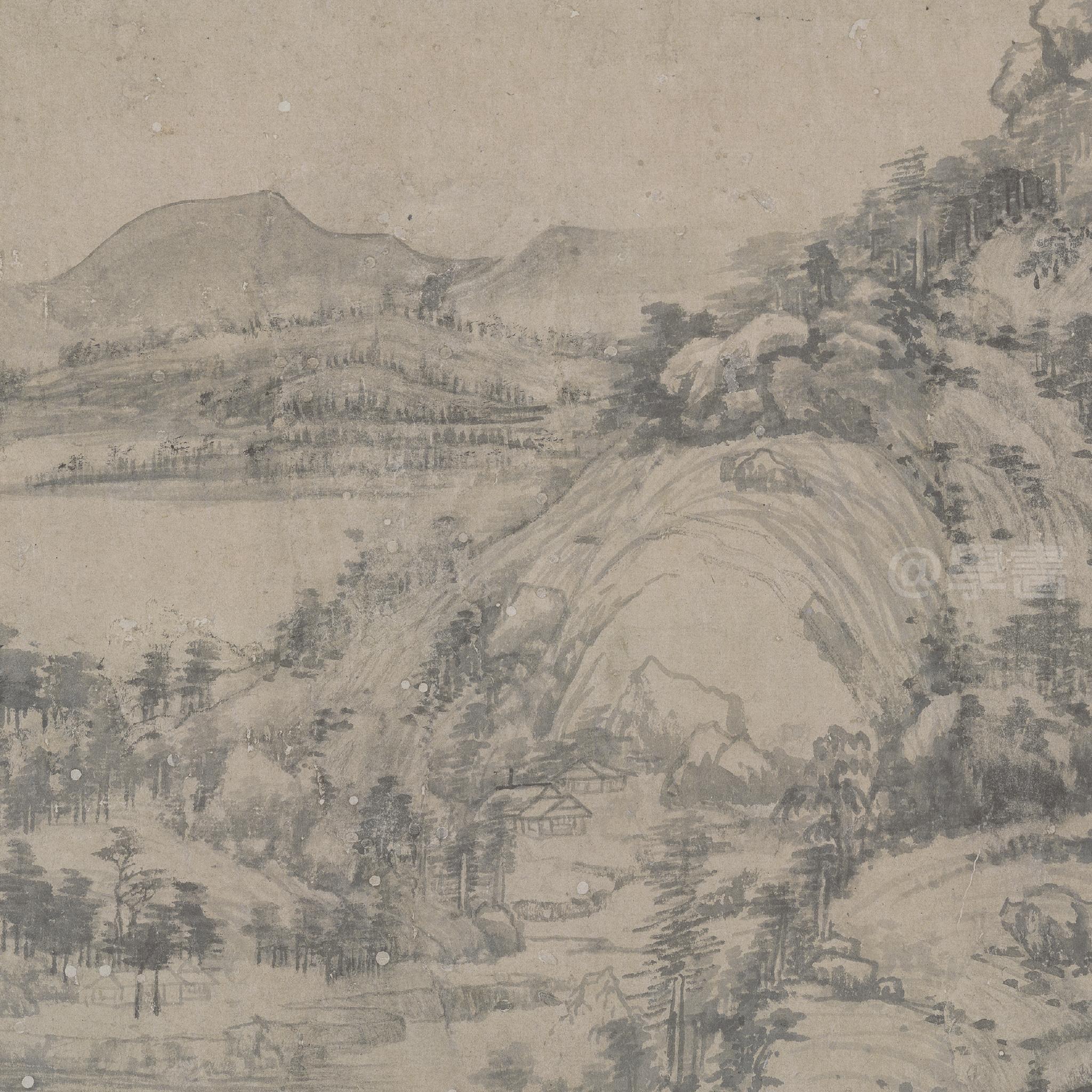 中国十大传世名画之《富春山居图》合璧版，黄公望作，高清大图|富春山居图|名画|黄公望_新浪新闻