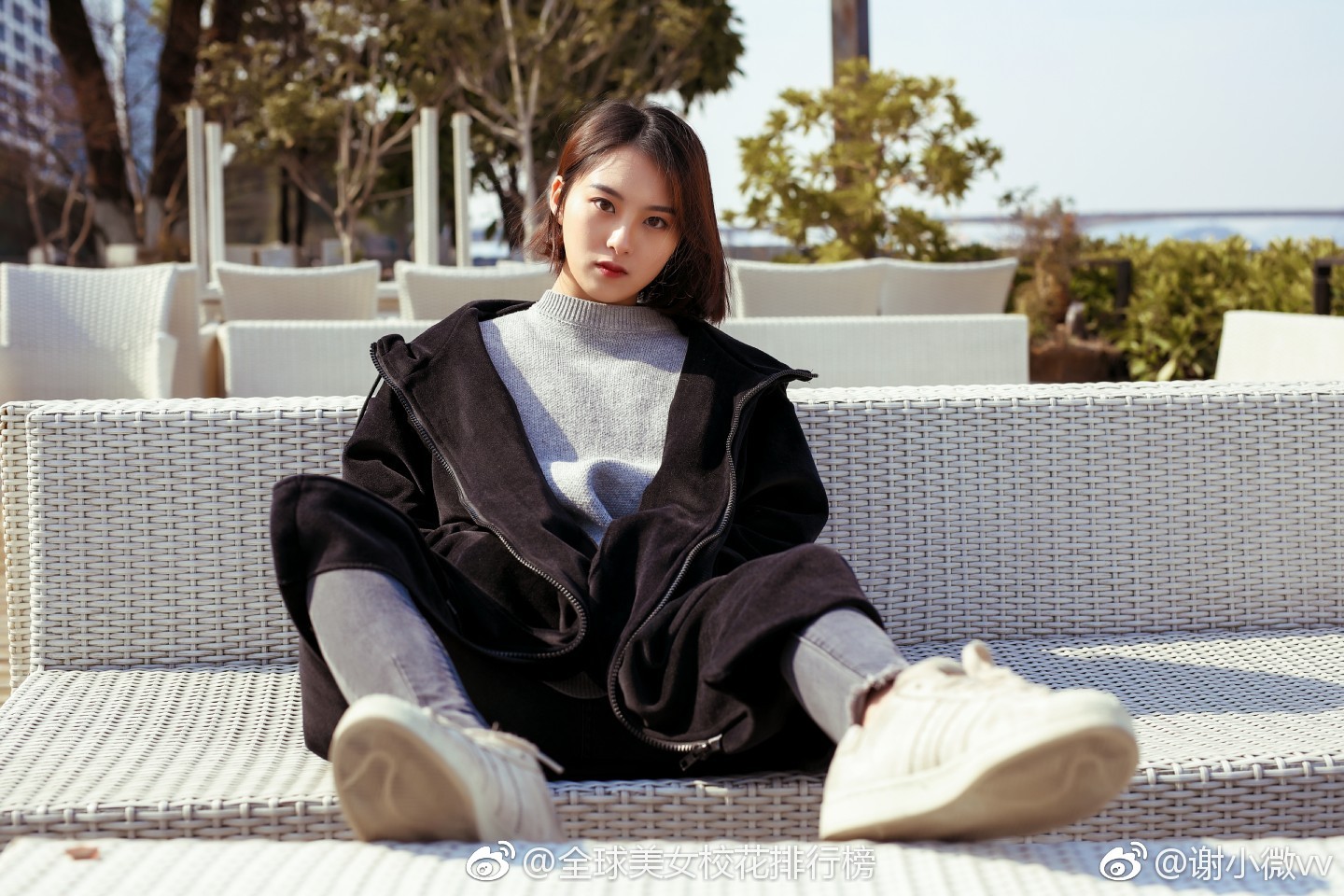 美女校花 浙江温州灵溪二高 谢小微 身高165cm 体重45kg 爱好吃 18届