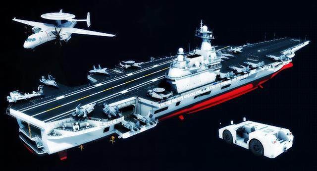 001A型开始第三次海试，003二艘在建，004型航母已经浮出水面