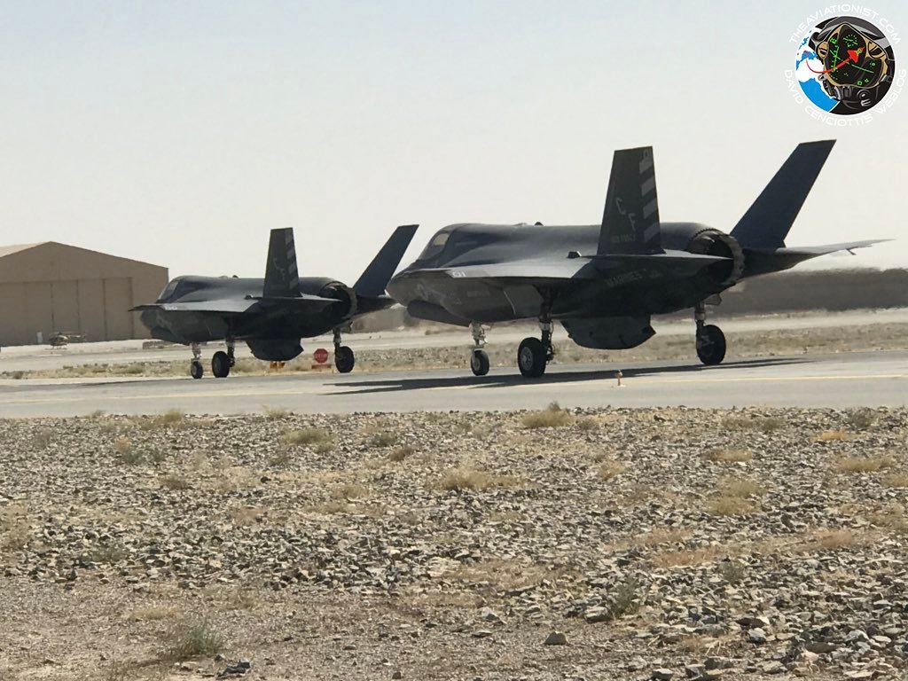 进行首次实战的美军F-35战机