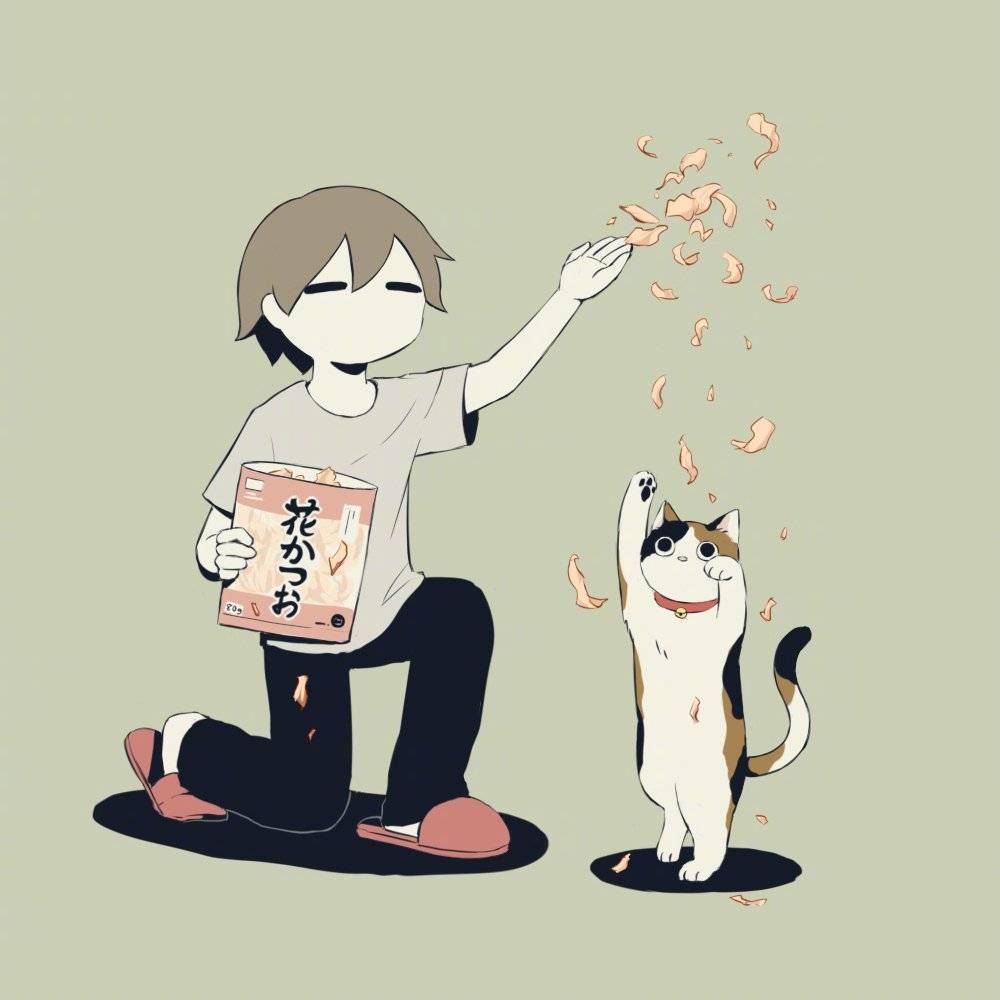 插画家 Avogado6 （twi：avogado6）画笔下的可爱治愈的猫咪。