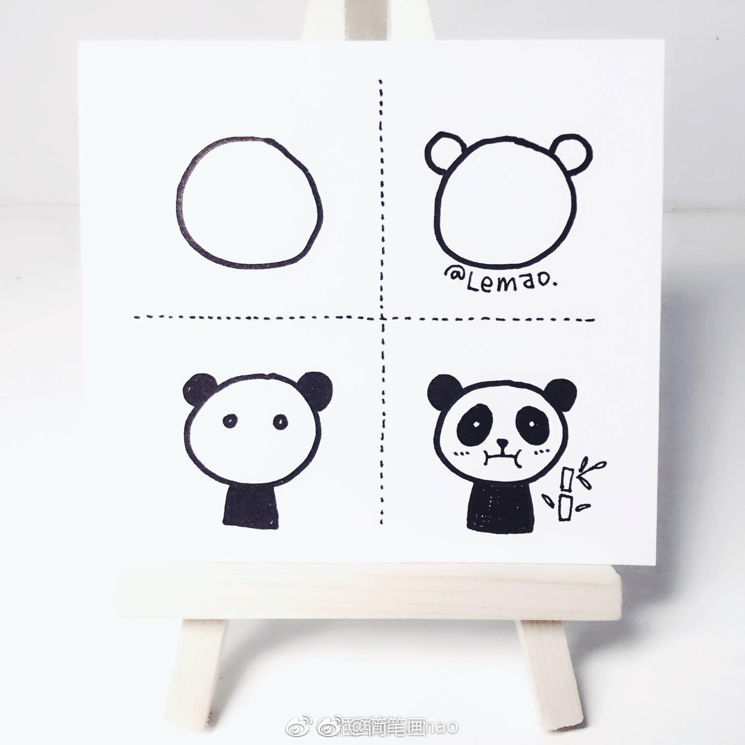 简单可爱的四步简笔画小动物教程（by：插画师lemao）|简笔画|插画师|小动物_新浪新闻