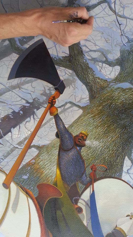 法国插画艺术家 Pillot Frederic 一组童话插画艺术，功力太棒了