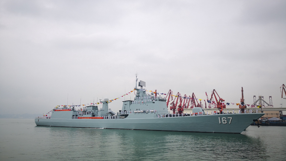 深圳舰“回家”！|母港|邮轮|鱼水_新浪新闻