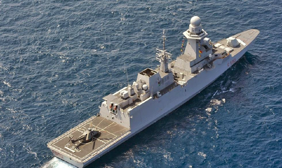 欧式顶个球舰艇，贝尔加米尼级护卫舰，FREMM意大利版|舰艇|贝尔加|米尼_新浪新闻