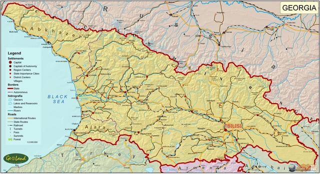 正在一分为三的国家|格鲁吉亚|共和国|南奥塞梯_新浪新闻