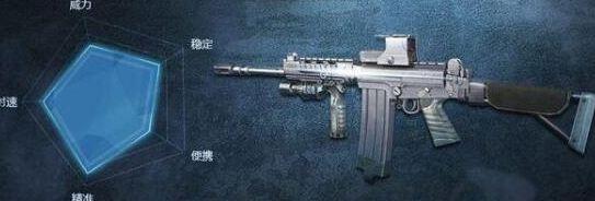 绝地求生：新枪械SA58，使用7.62子弹却比M416还稳，比AK伤害高