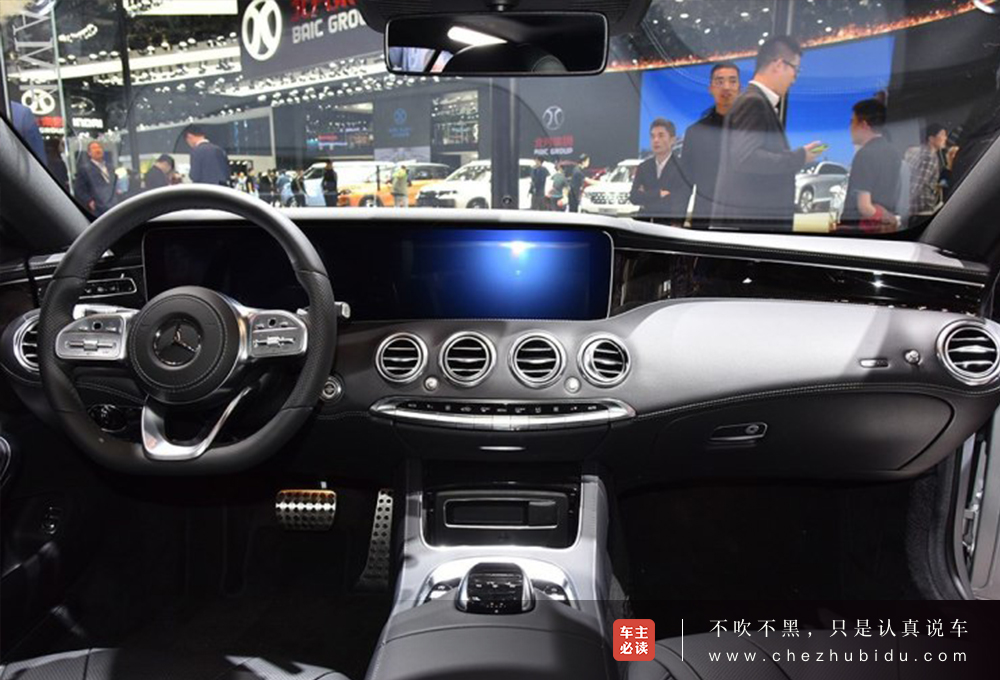 施华洛世奇水晶LED大灯的新款奔驰，S450标轴才是轿跑-新浪汽车