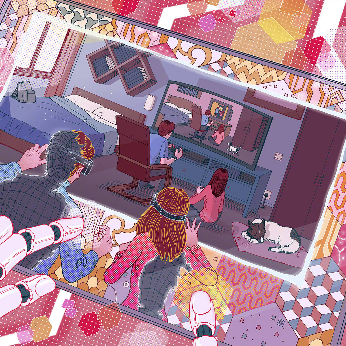 西班牙插画师 Nicolás Castell 绘画作品