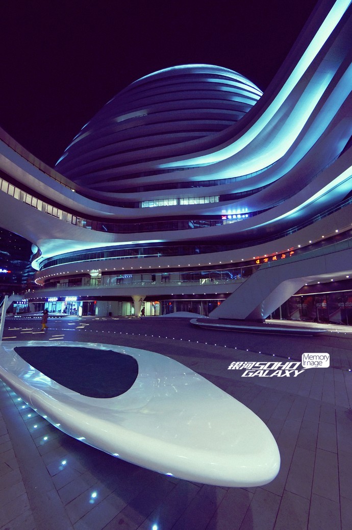 银河soho建筑奇观|银河|建筑|移轴_新浪新闻