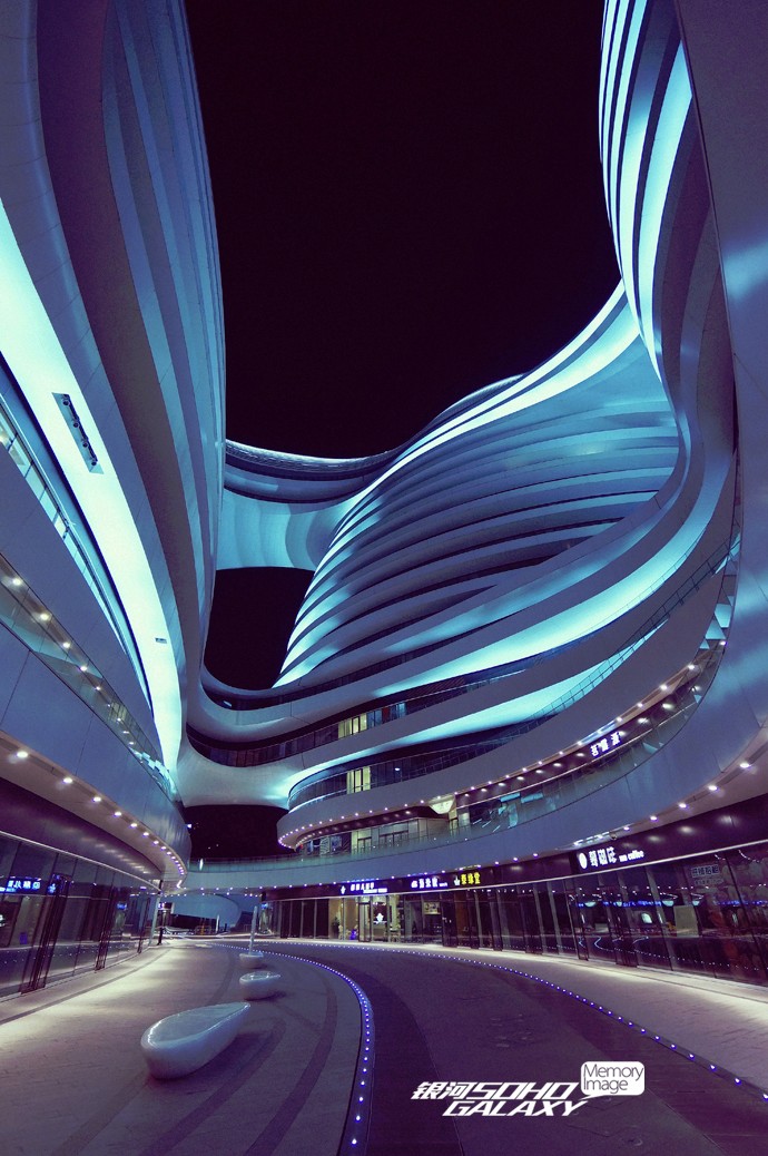 银河soho建筑奇观|银河|建筑|移轴_新浪新闻