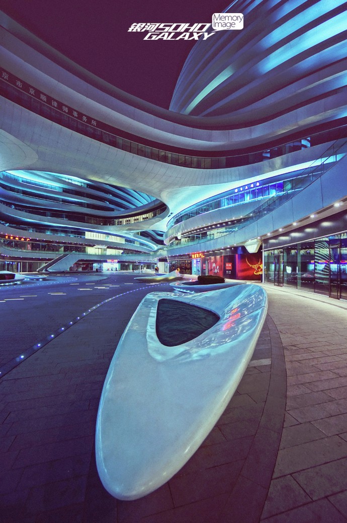 银河soho建筑奇观|银河|建筑|移轴_新浪新闻