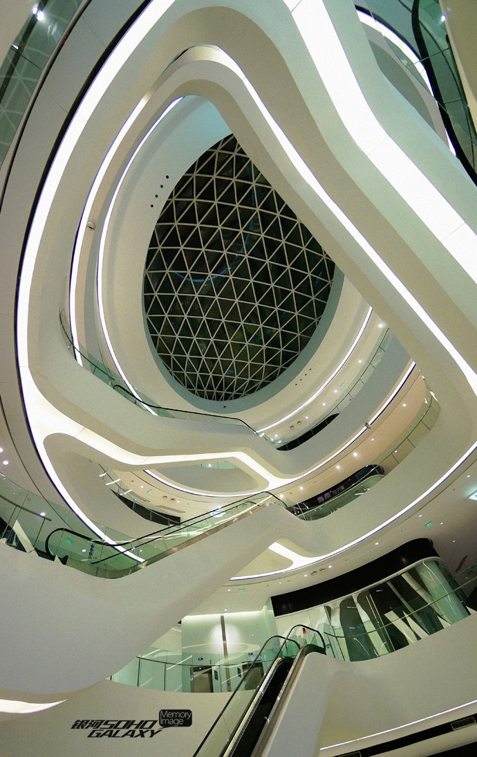 银河soho建筑奇观|银河|建筑|移轴_新浪新闻