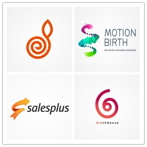 logo的形状，一组螺旋状的logo设计|螺旋状|形状|logo设计_新浪新闻