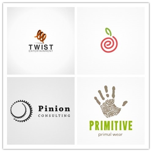 logo的形状，一组螺旋状的logo设计|螺旋状|形状|logo设计_新浪新闻