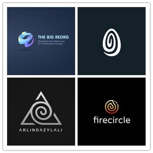 logo的形状，一组螺旋状的logo设计|螺旋状|形状|logo设计_新浪新闻
