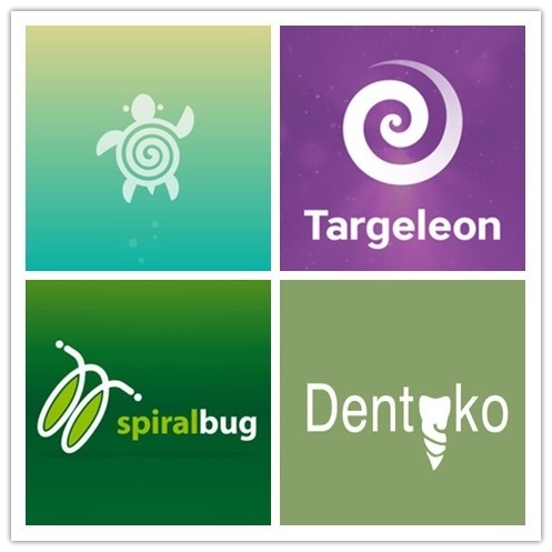 logo的形状，一组螺旋状的logo设计|螺旋状|形状|logo设计_新浪新闻