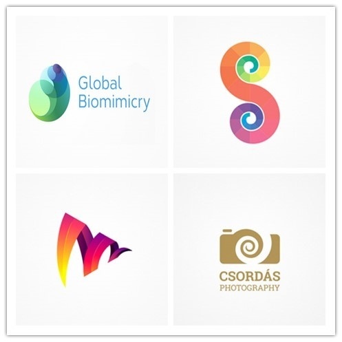 logo的形状，一组螺旋状的logo设计|螺旋状|形状|logo设计_新浪新闻