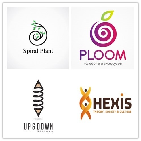 logo的形状，一组螺旋状的logo设计|螺旋状|形状|logo设计_新浪新闻