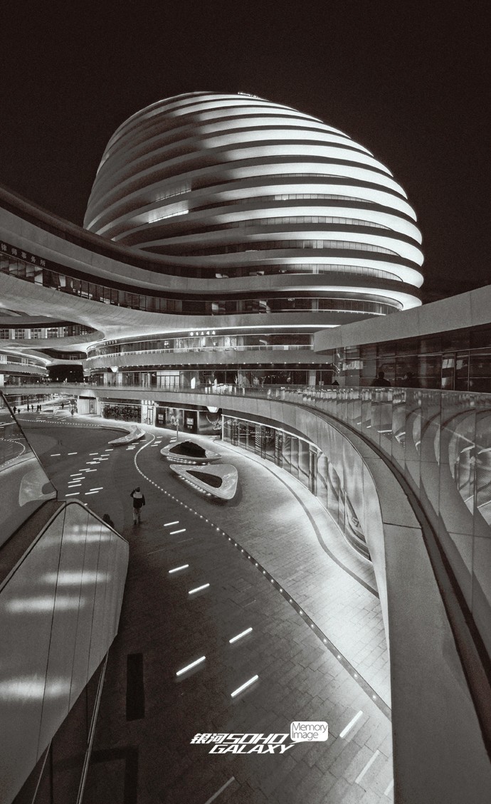 银河soho建筑奇观|银河|建筑|移轴_新浪新闻