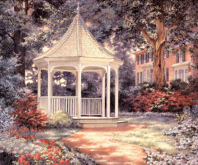 梦中花园，美国艺术家Barbara Hails|梦中花园|艺术家_新浪新闻