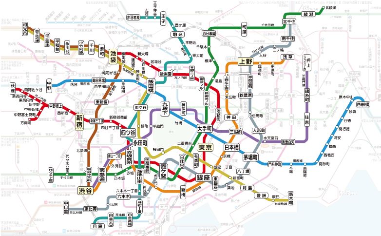 东京的交通系统与电车路线看完你就懂了~|台场|西武|铁道_新浪新闻