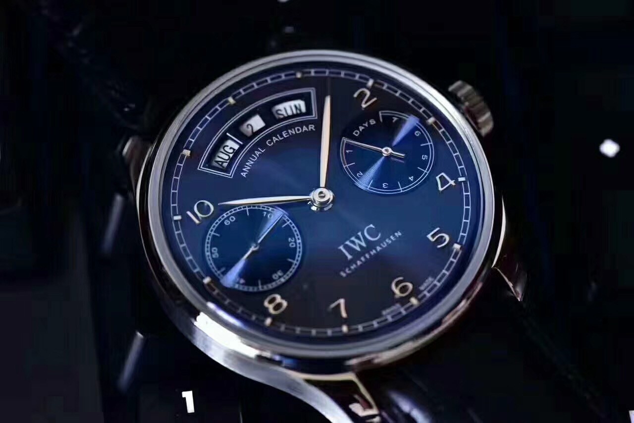 YL万国IWC年历腕表系列 IW503502欣赏|腕表|万国|刻度_新浪新闻