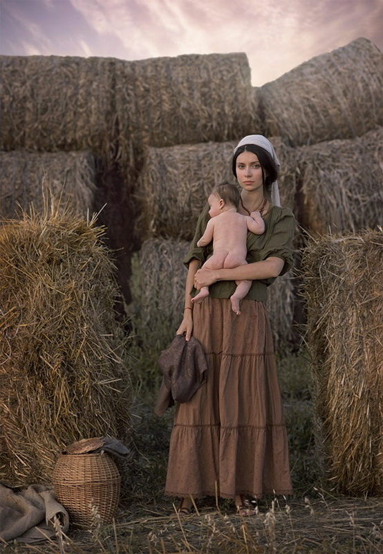 乌克兰摄影师David Dubnitskiy的人像作品很有油画复古的味道