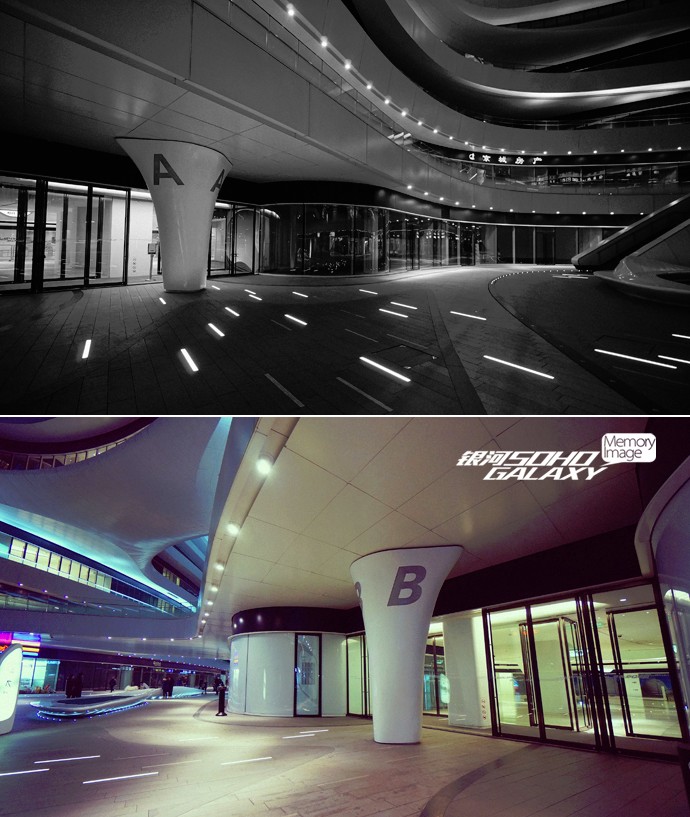 银河soho建筑奇观|银河|建筑|移轴_新浪新闻