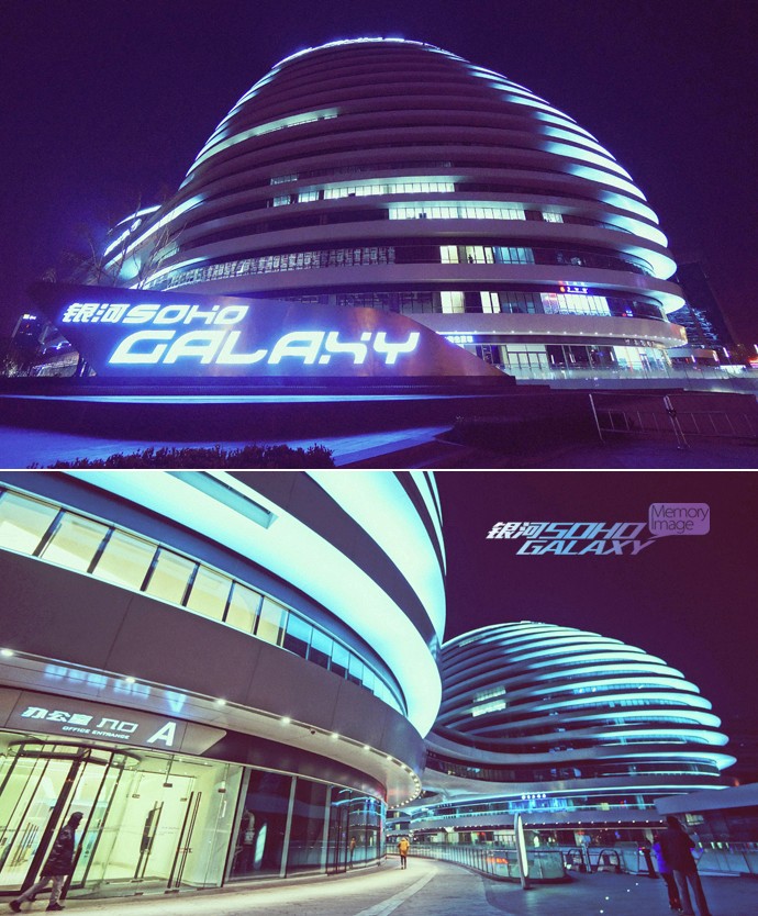 银河soho建筑奇观|银河|建筑|移轴_新浪新闻