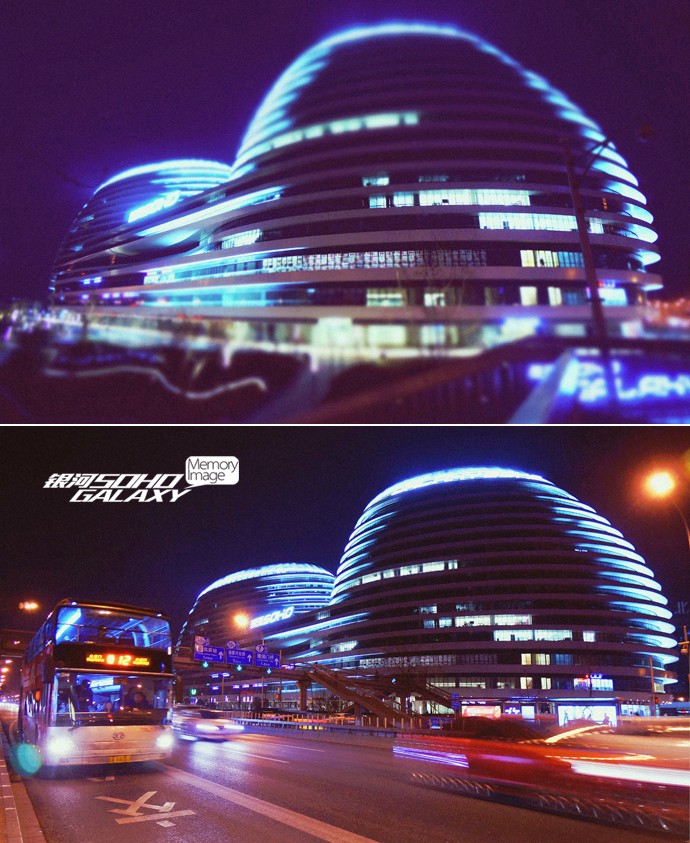 银河soho建筑奇观|银河|建筑|移轴_新浪新闻