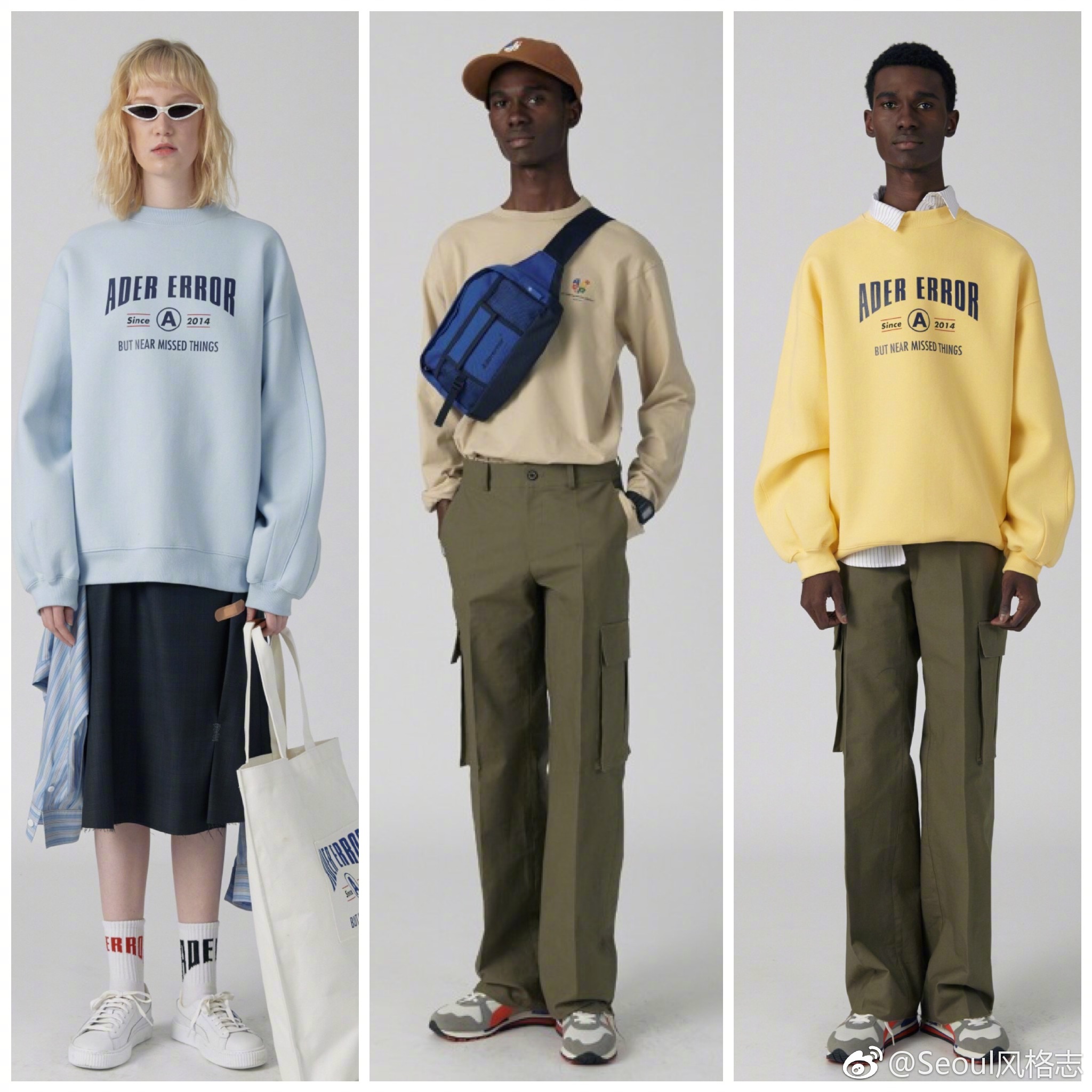 Ader Error 18SS酷酷的利落感，简约中性的廓形男友风设计