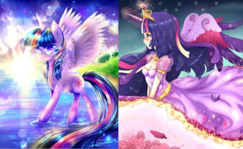 当小马宝莉变身超萌拟人形象后，紫悦秒变萌妹！珍奇成性感萝莉！|苹果|形象|超萌_新浪新闻