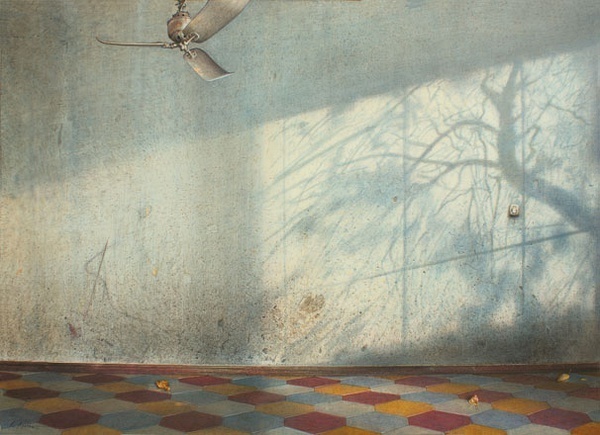 静谧，意大利画家 Fulvio Rinaldi 水彩作品。