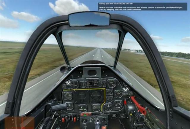 经典的战斗机 DCS1.5 TF-51D 野马 起飞 中文注释