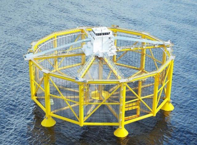 中国造世界最大深海渔场, 高68米可抗台风, 交工速度获老外点赞_新浪新闻