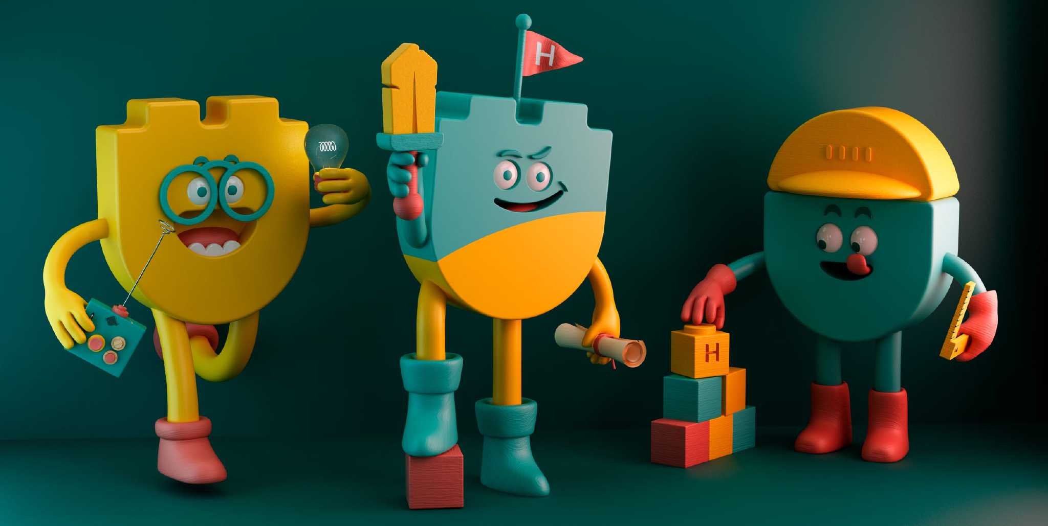 墨西哥设计师 AARON MARTINEZ 最新的 C4D 设计作品