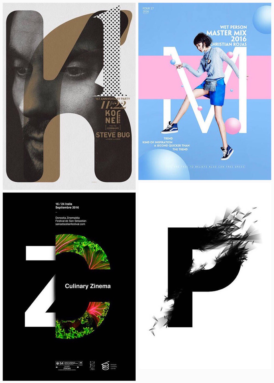 Cool Design | 英文字母海报设计