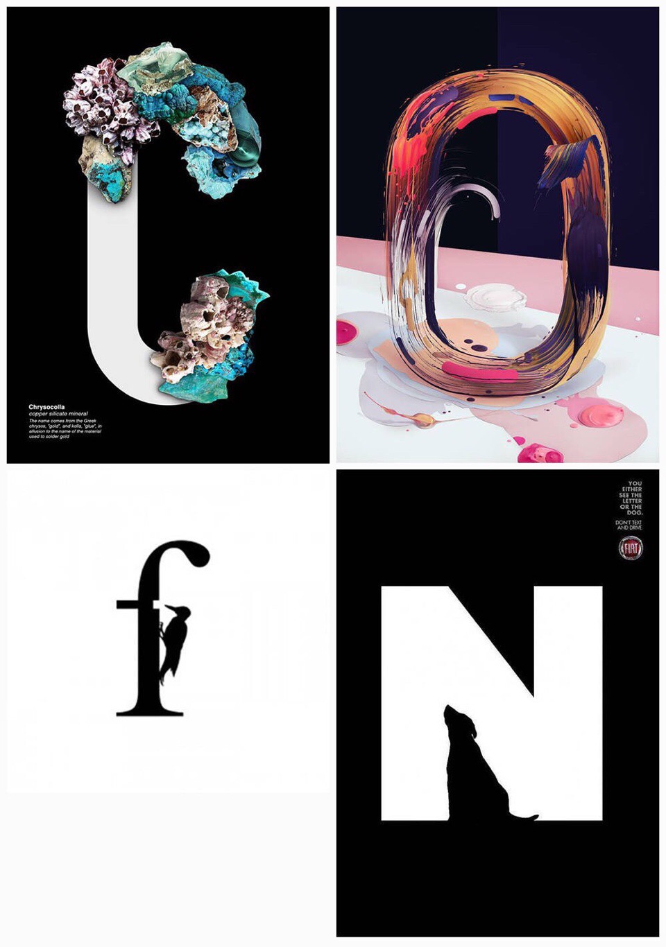 Cool Design | 英文字母海报设计