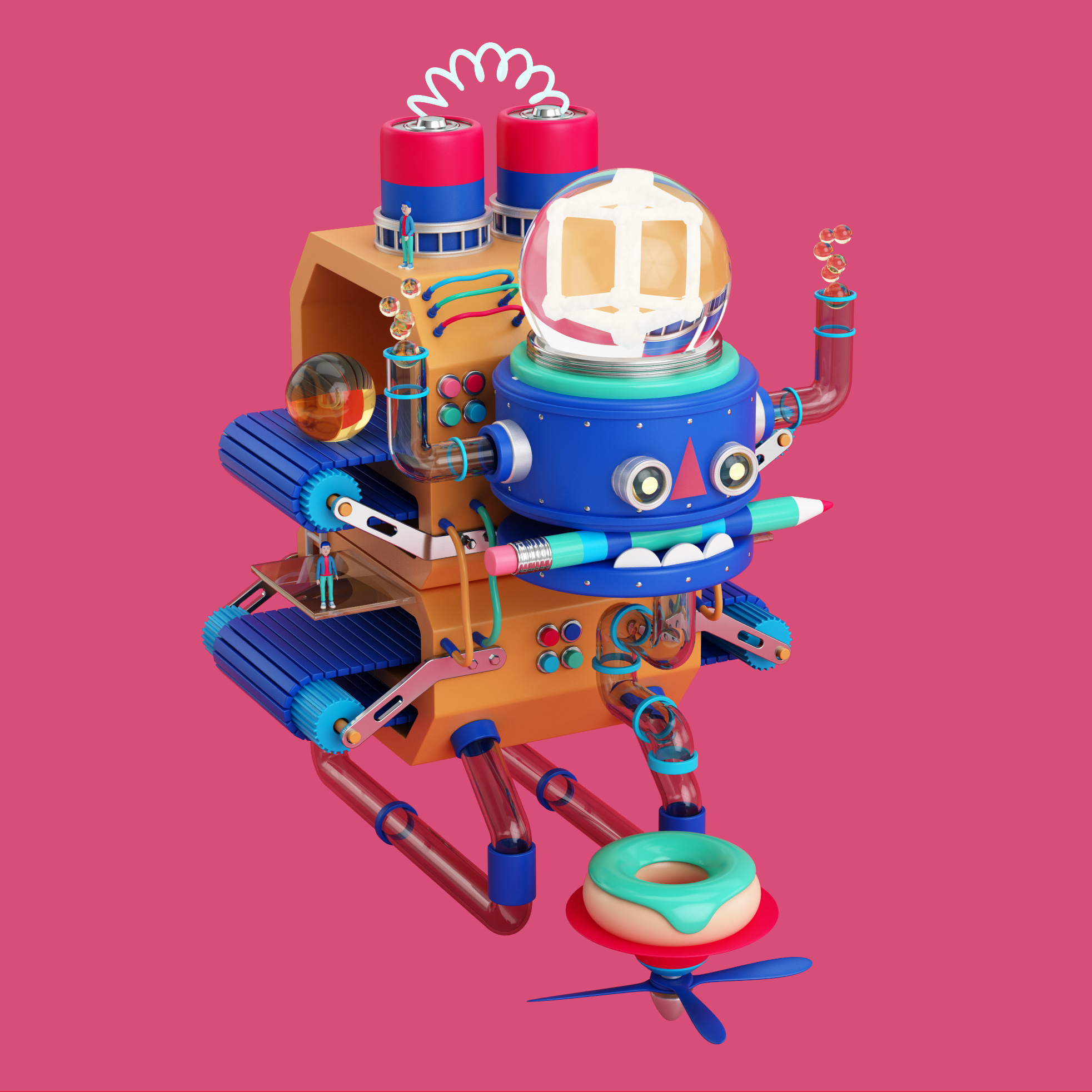 墨西哥设计师 AARON MARTINEZ 最新的 C4D 设计作品