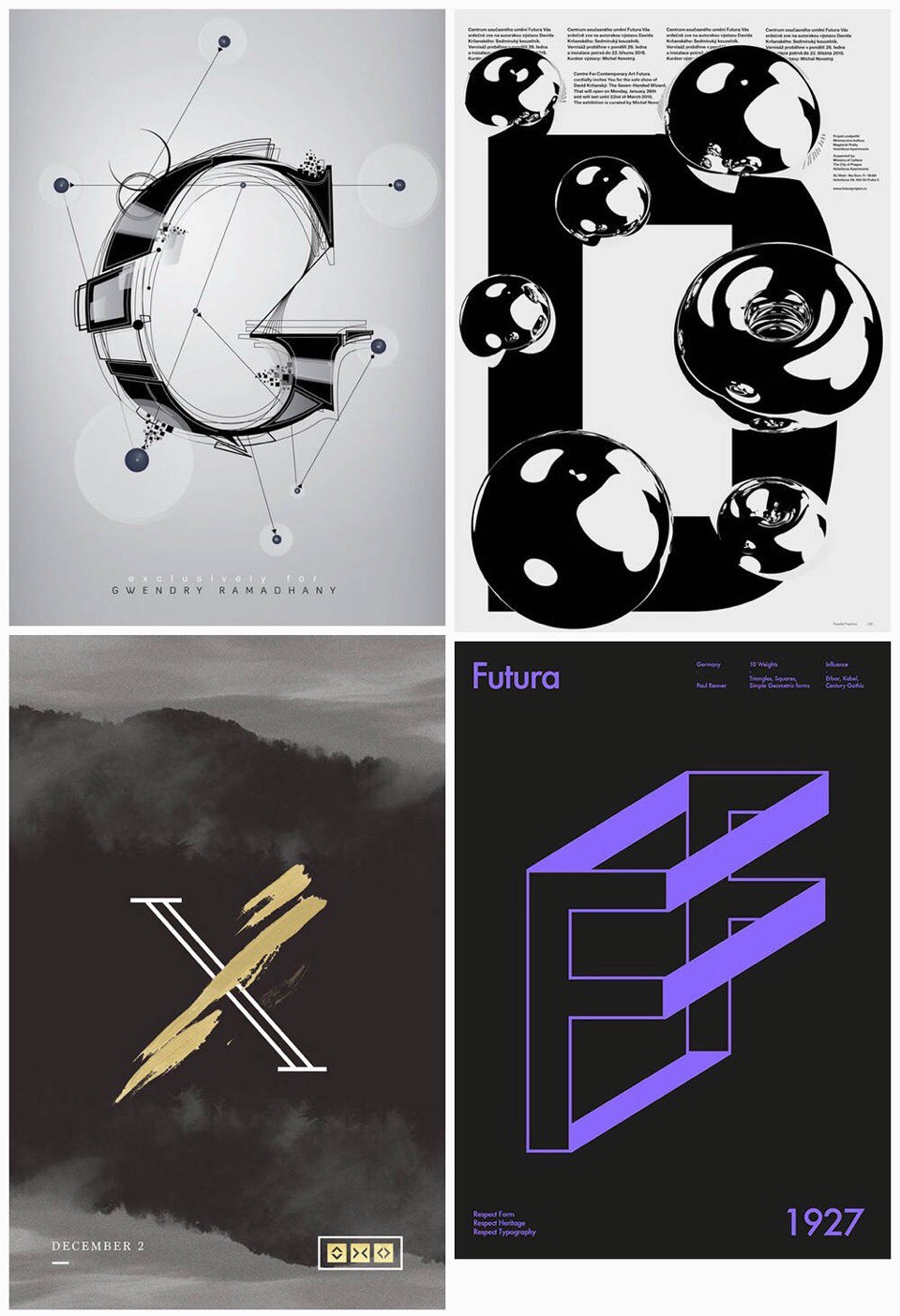 Cool Design | 英文字母海报设计