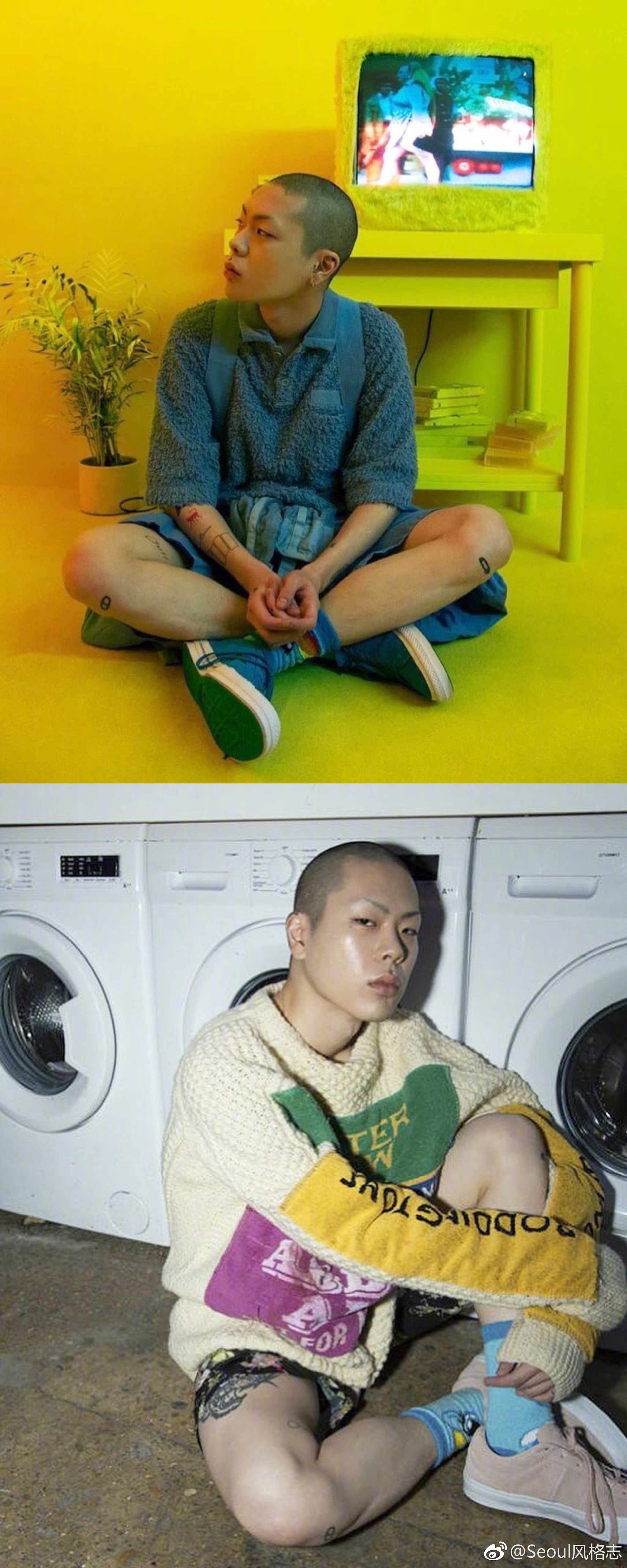 hyukoh吴赫，一个贯彻土酷风格的boy|吴赫|唇钉|音乐_新浪新闻